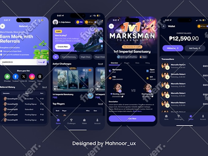 Do figma website ui ux design, dashboard ui app, ui ux design, ui ux design by Mahnoor_ux | Fiverr